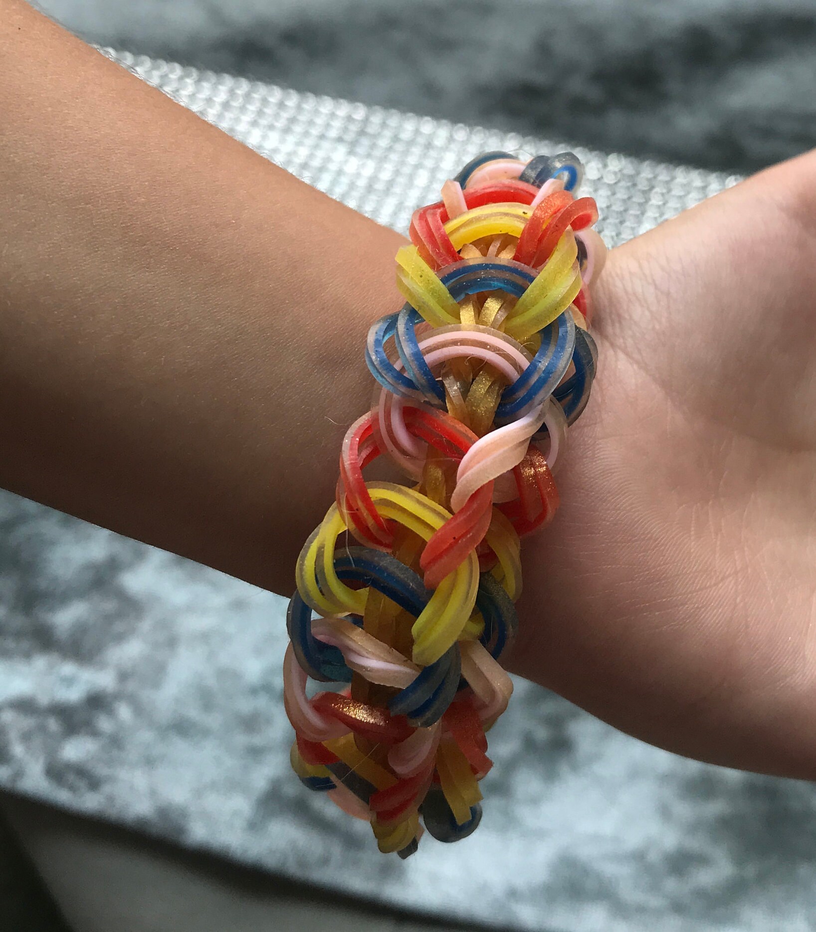 Rainbow Loom Rib Cage Bracelet - Etsy