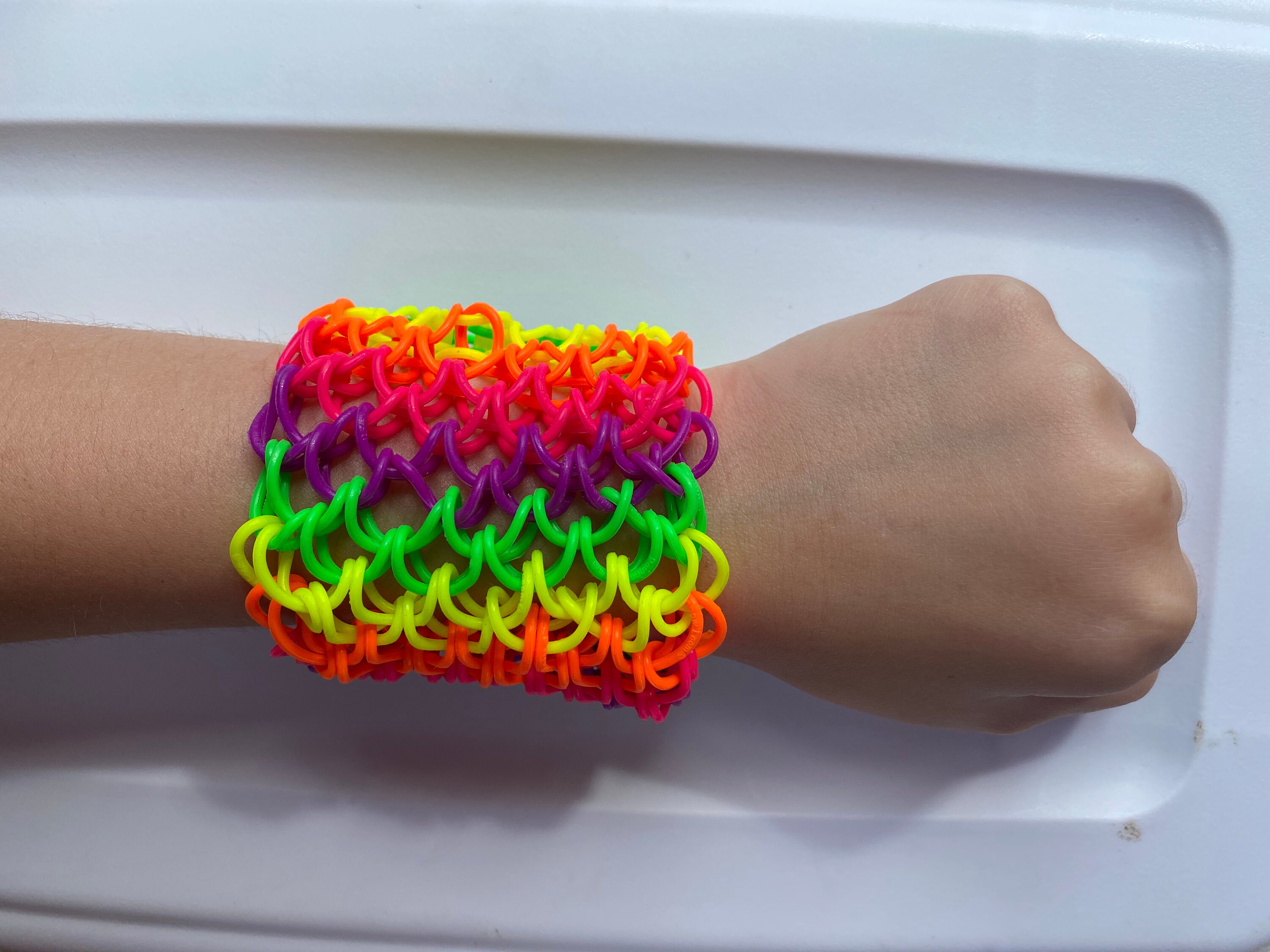 Rainbow Loom Dragon Tail