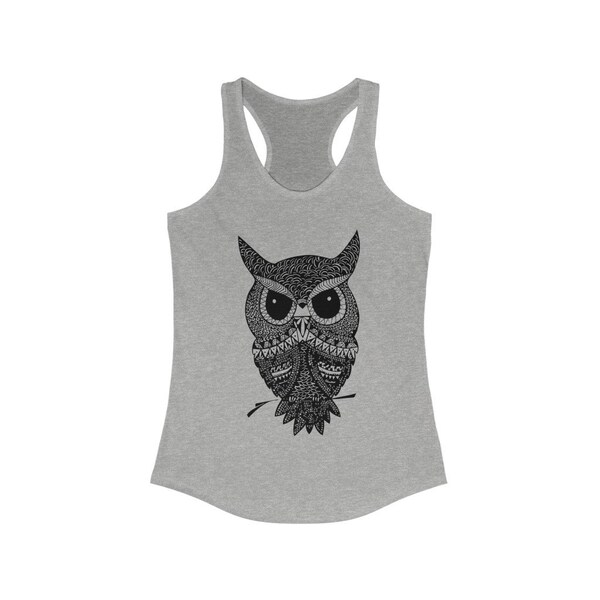 Owl Zentangle - Etsy