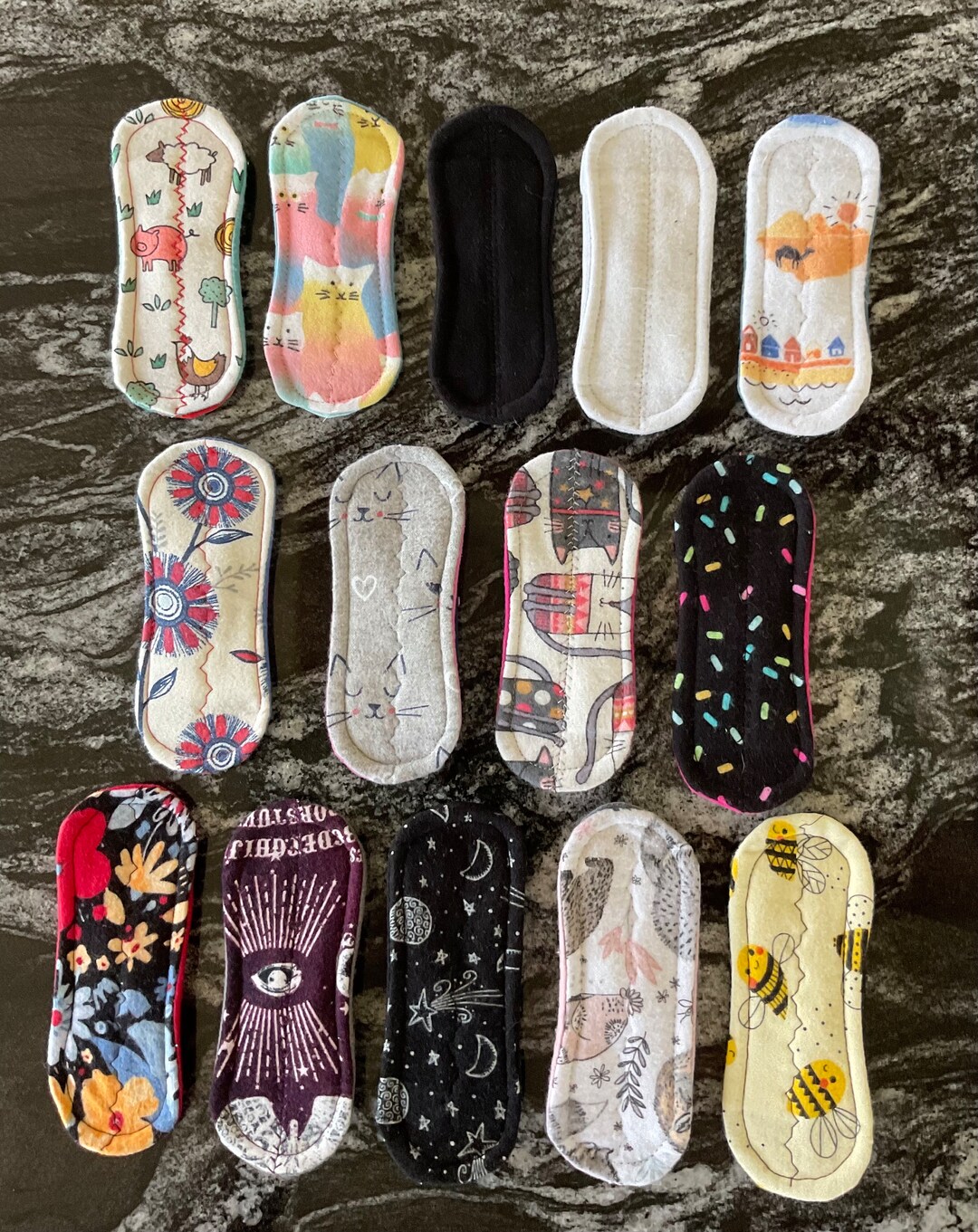 Reusable Panty Liners, Light Bladder Leakage, Cloth Pads, Eco-friendly ...