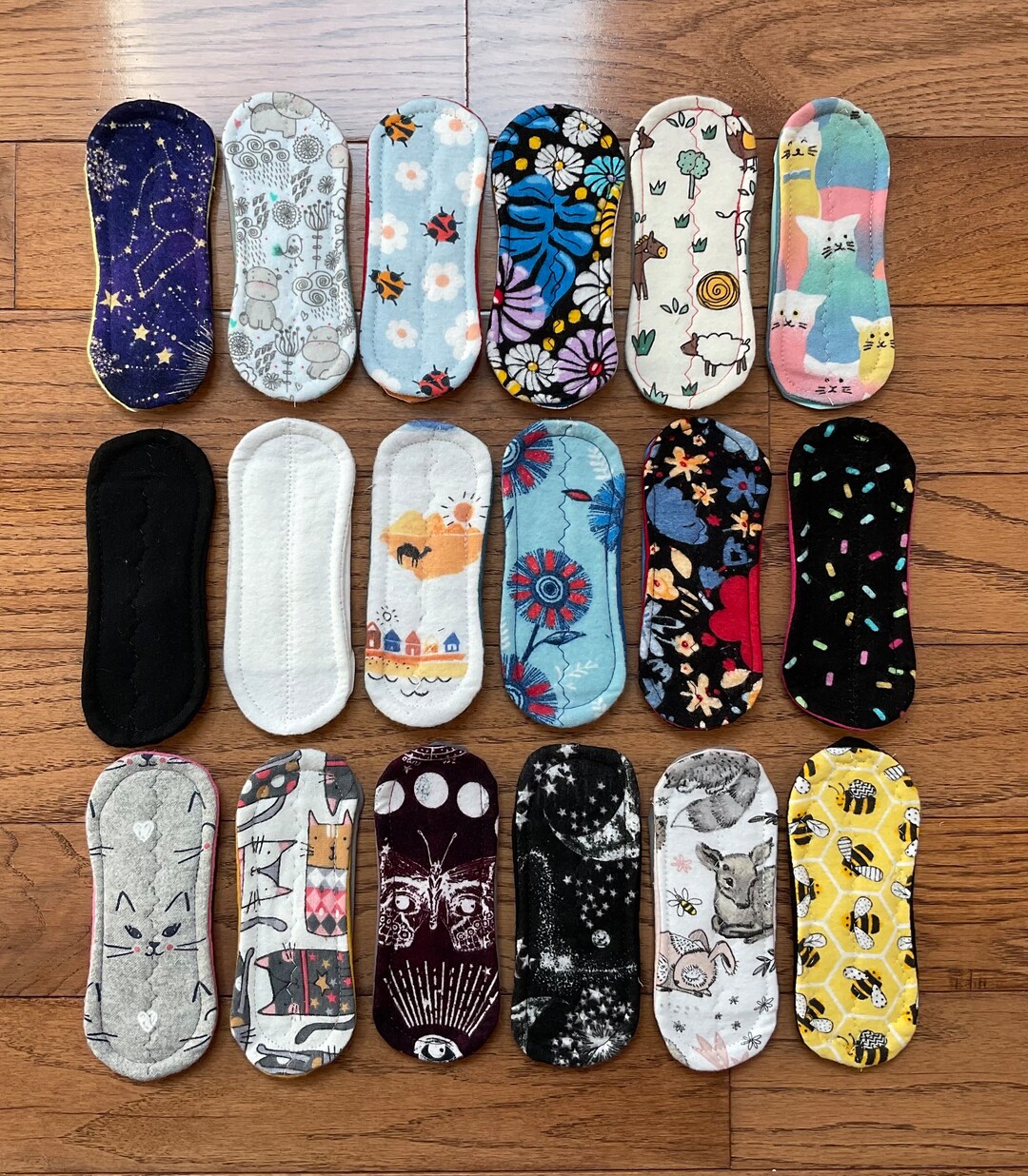 Reusable Panty Liners, Light Bladder Leakage, Cloth Pads, Eco-friendly ...