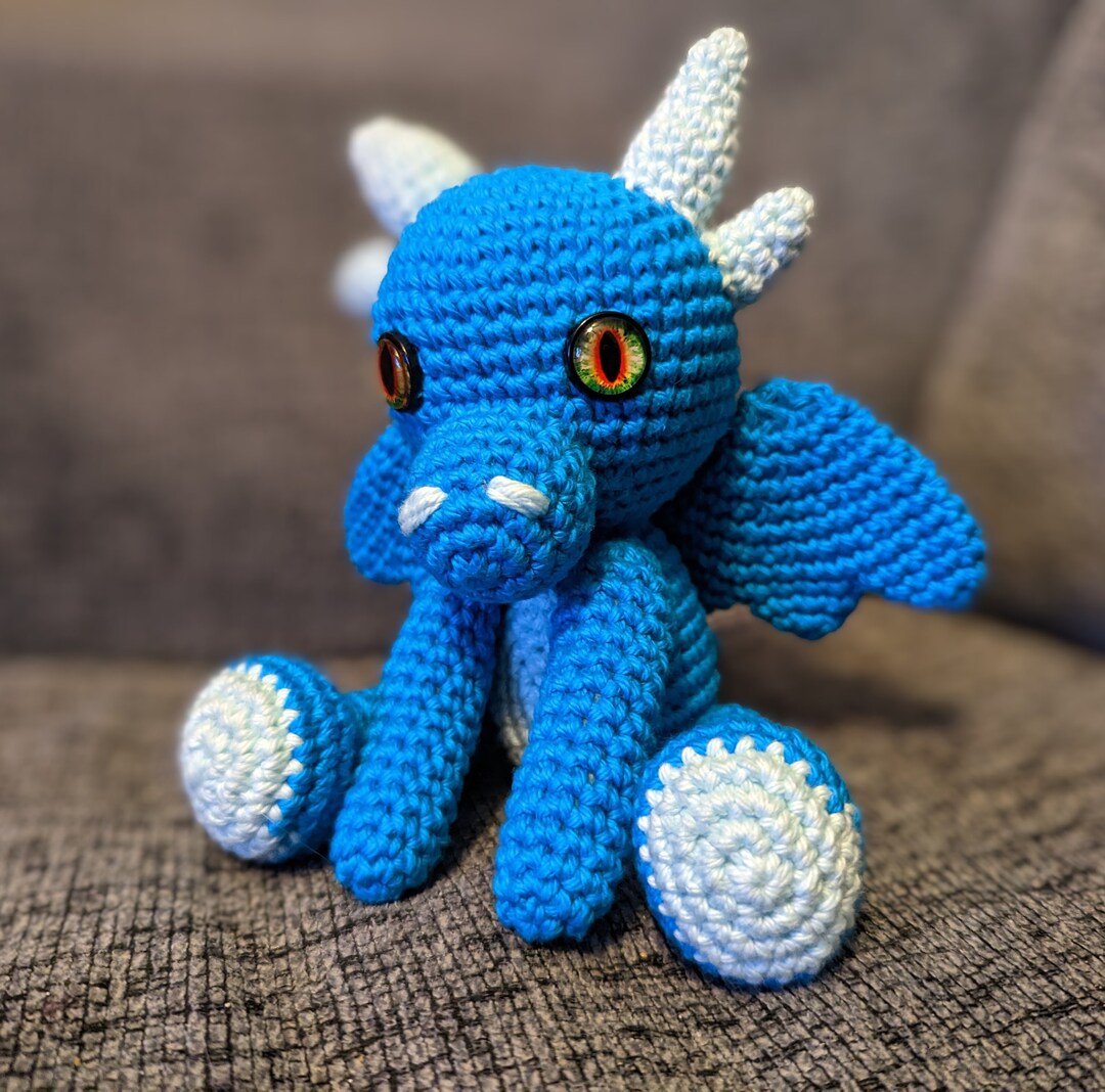 Crochet Dragon Amigurumi Small - Etsy
