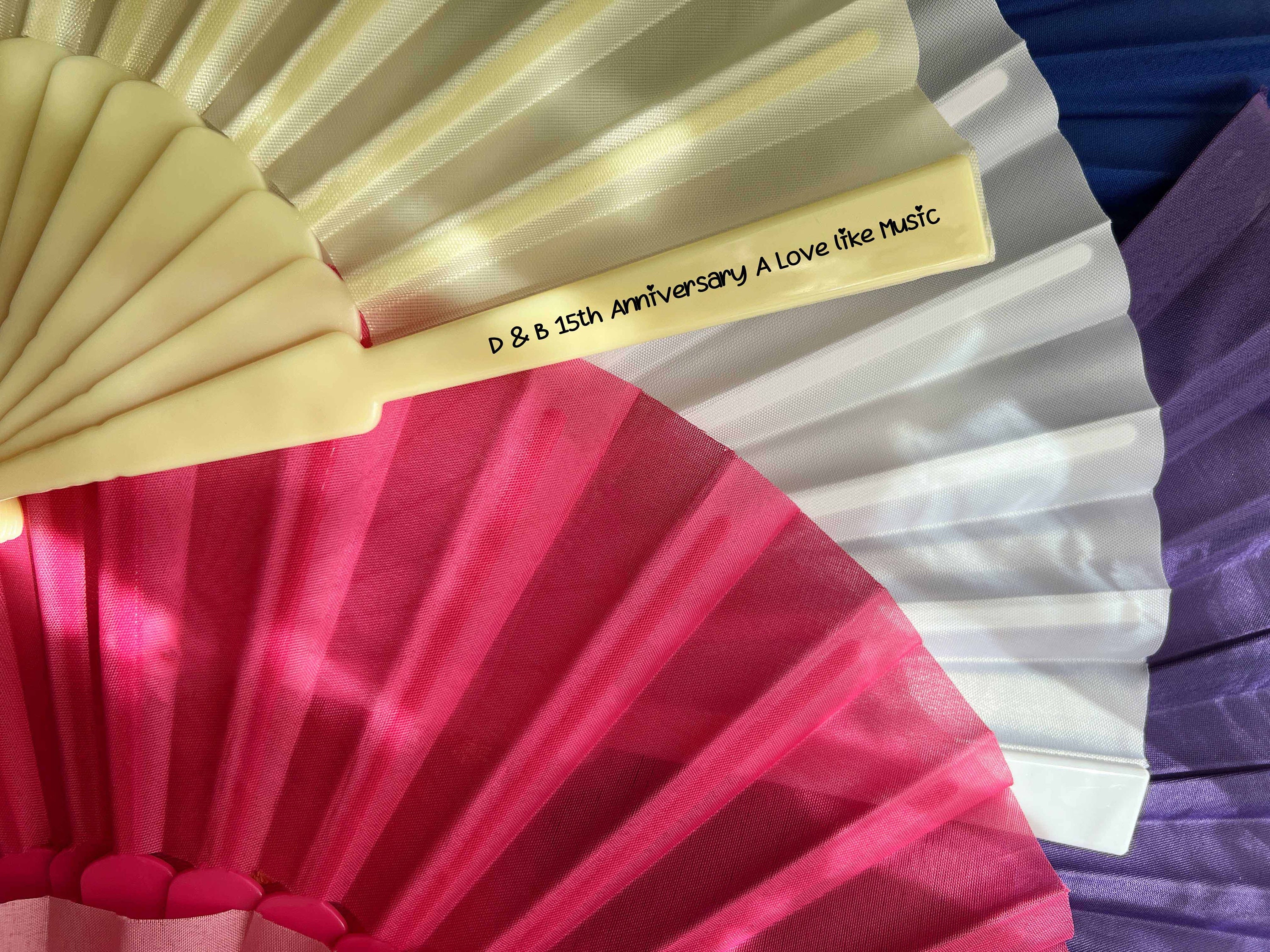 Personalized LGBT Fans Rainbow Printed Hand Fans Bisexual - Etsy