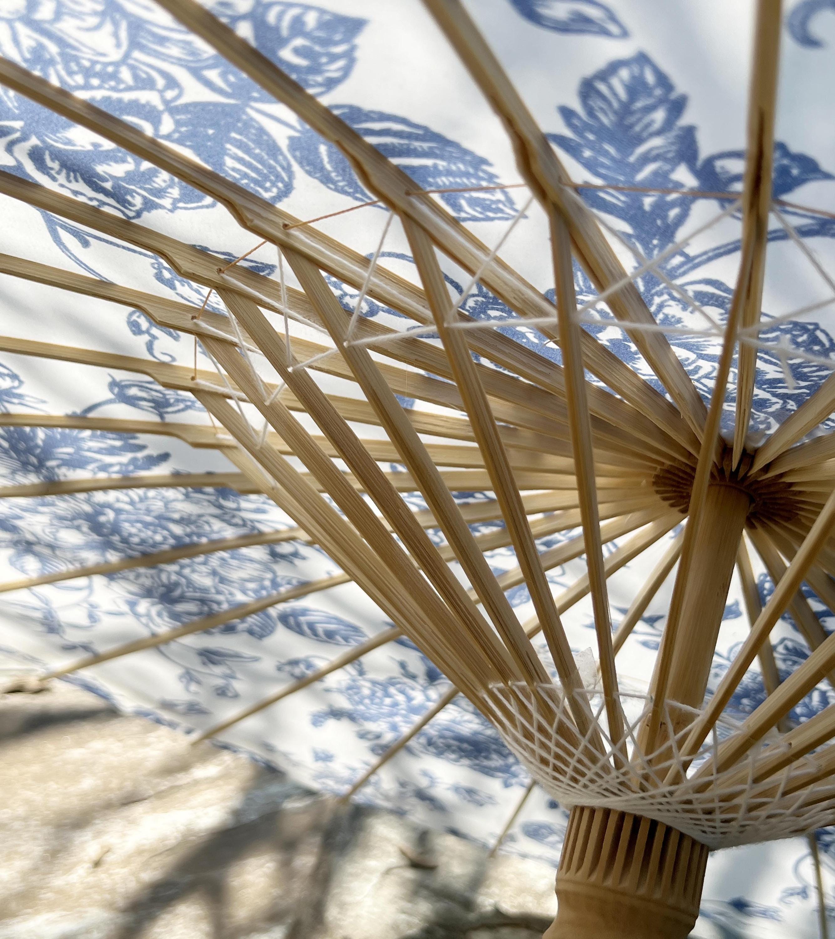 Personalized Custom Monogram Parasols Handmade Beach Wedding Umbrella ...