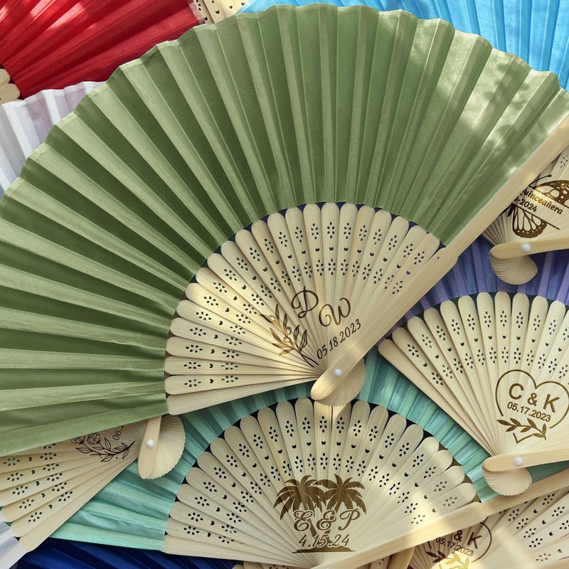 Wedding Hand Fans - Etsy