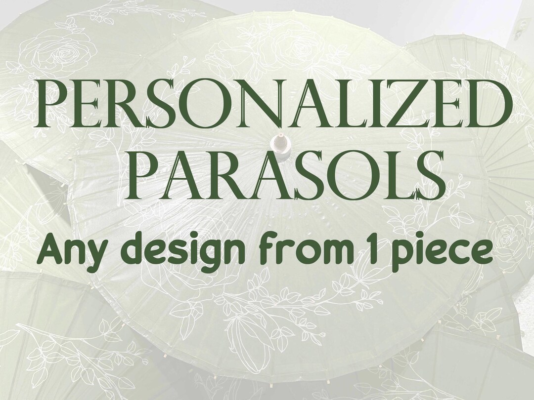 Personalized Parasols Maria's Order - Etsy UK