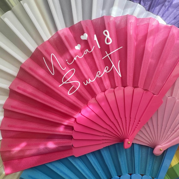 Personalized Fans - Etsy