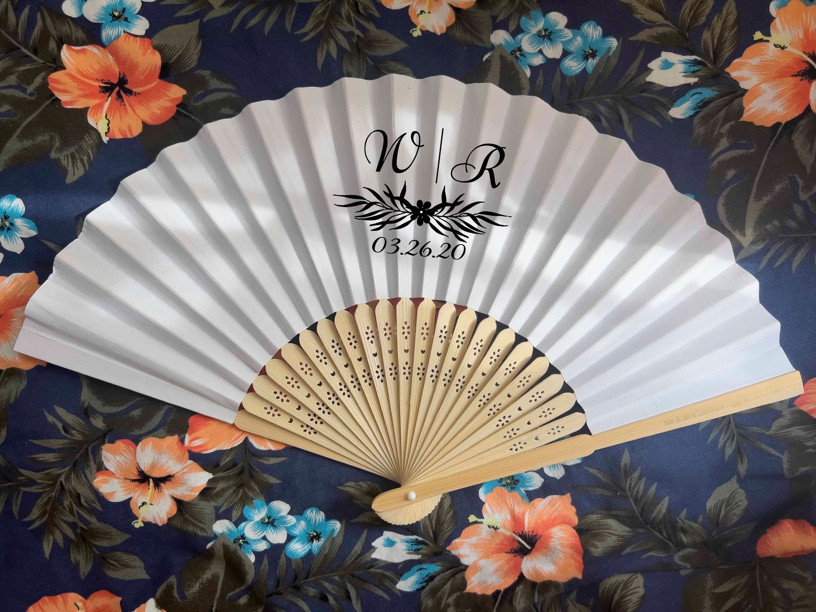 Wedding Favors Personalized Paper Fans Bulk Bridal Shower Favor Gift ...