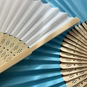 Personalized Paper Fans Wedding Party Favors Gifts Guests Custom ...