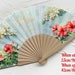 Wedding Party Favors Gifts Guests Personalized Wooden Fabric Fans Bulk ...
