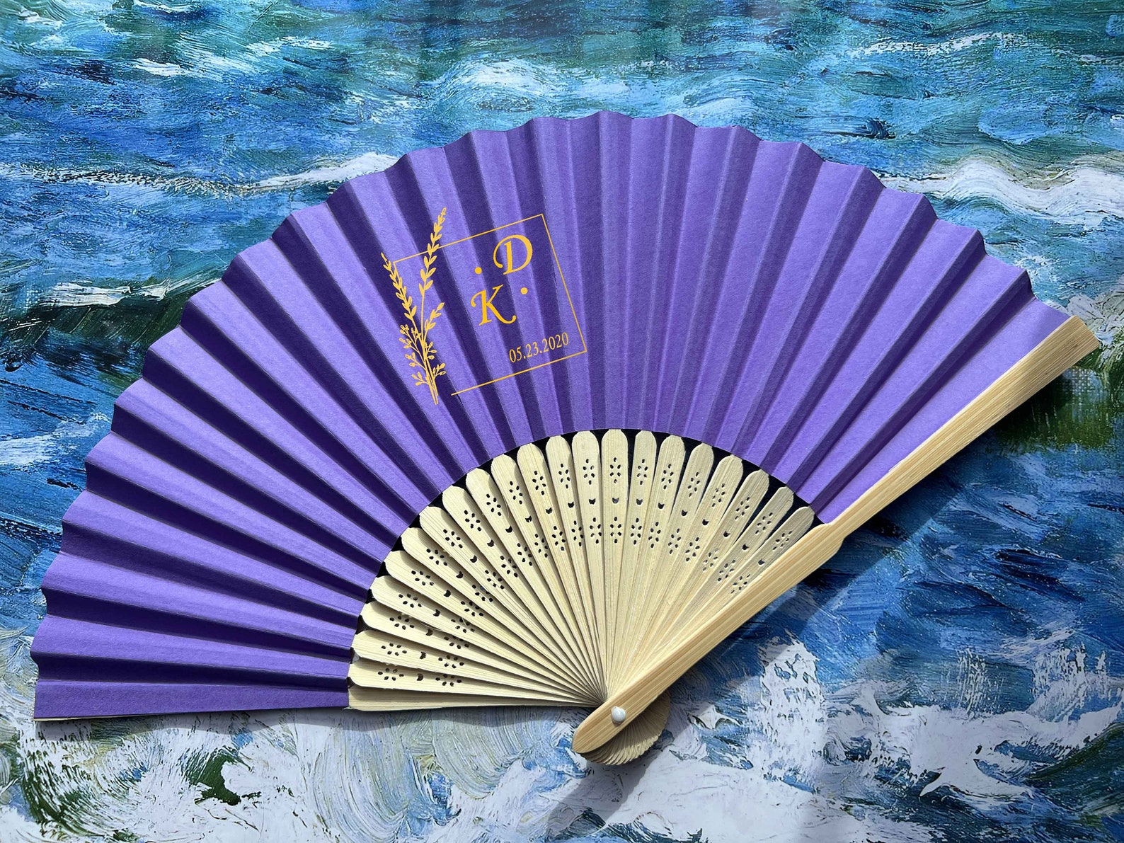 Personalized Paper Fans Wedding Party Favors Gifts Guests Custom ...