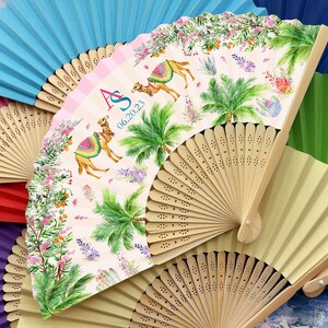 Personalized Wedding Party Favors Printed Paper Fans Gifts for Guests ...