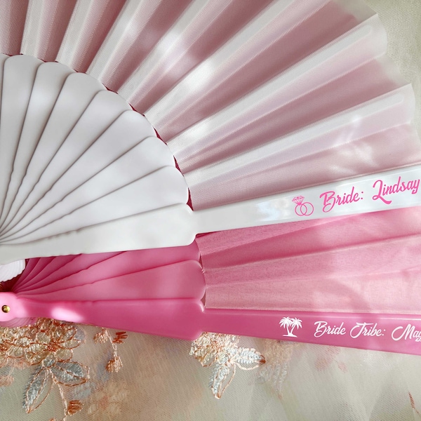 Personalized Fans - Etsy