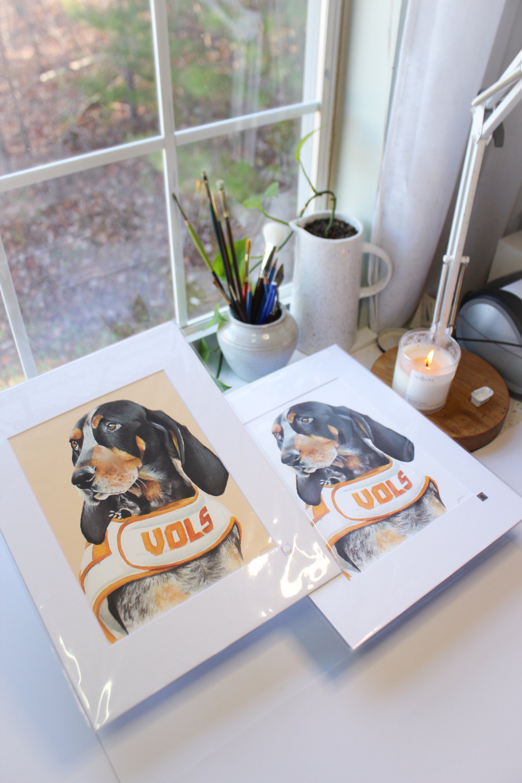Gelicentieerd Tennessee Vols Smokey Art Print Mascotte van - Etsy Nederland