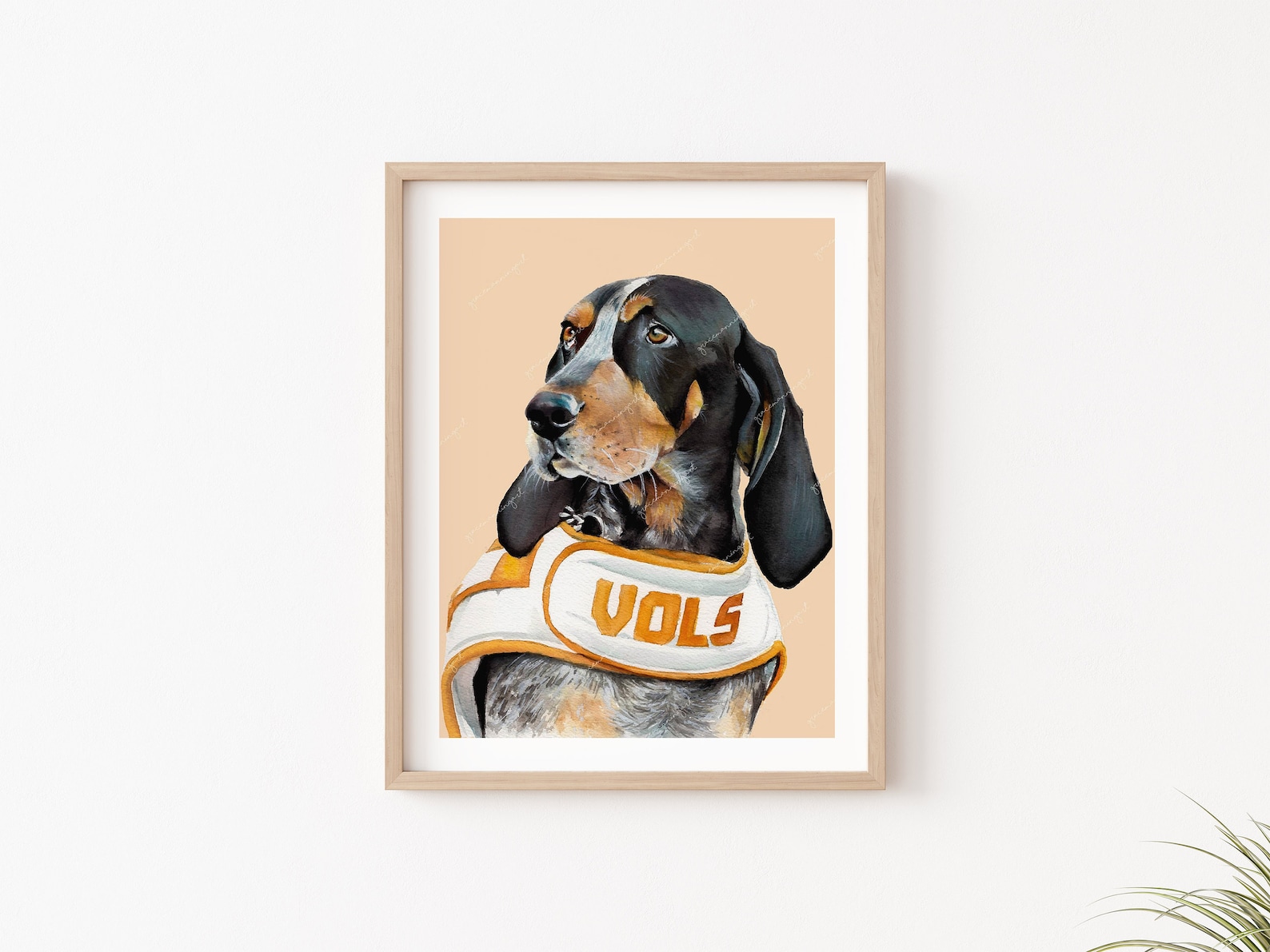 Licensed Tennessee Vols Smokey Art Print | University of Tennessee ...