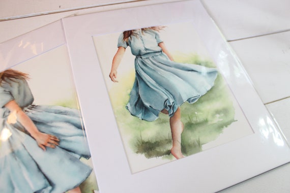 Set of 2 Dancing Girl Art Prints — grace manning art