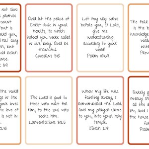 40 Downloadable ESV Bible Verse Memorization Cards - PDF - Boho Chic ...