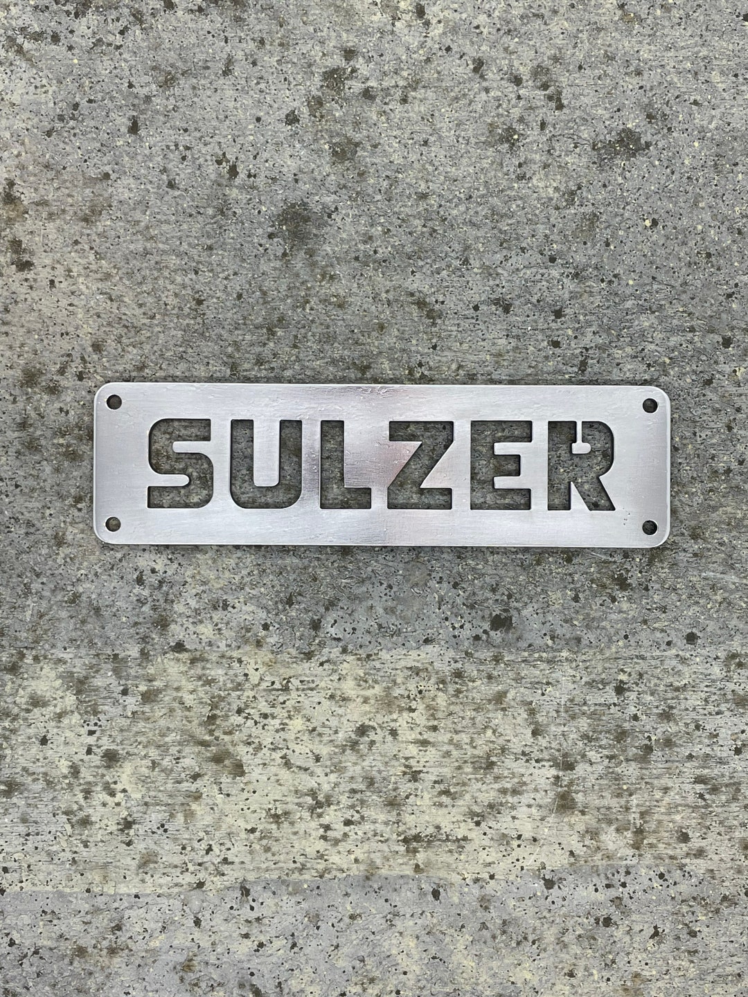 Sulzer British Railway Replica Sign for Model Rail Enthusiast Collector ...
