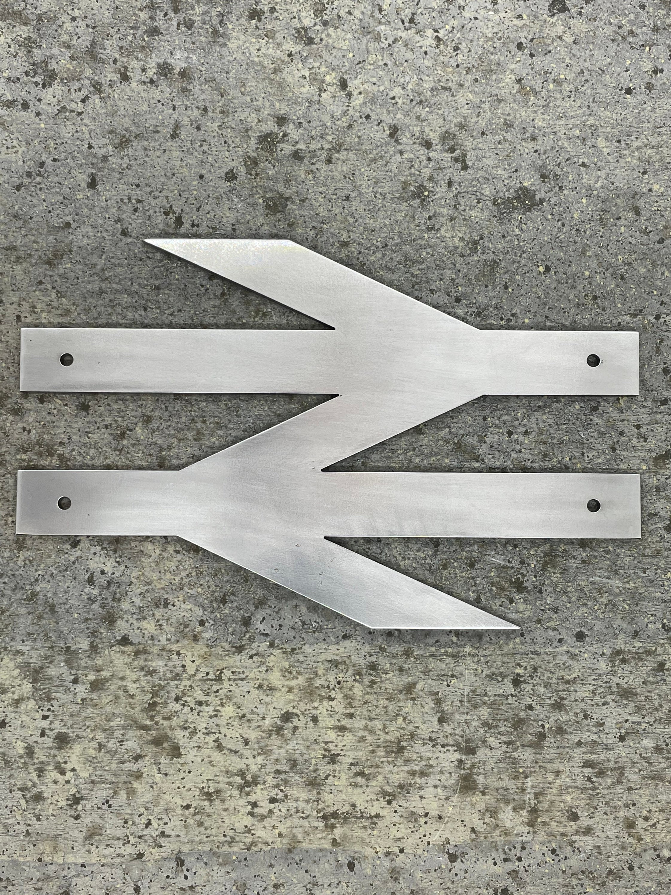 British Rail BR Double Arrows Replica Locomotive Sign in 3 Sizes for ...