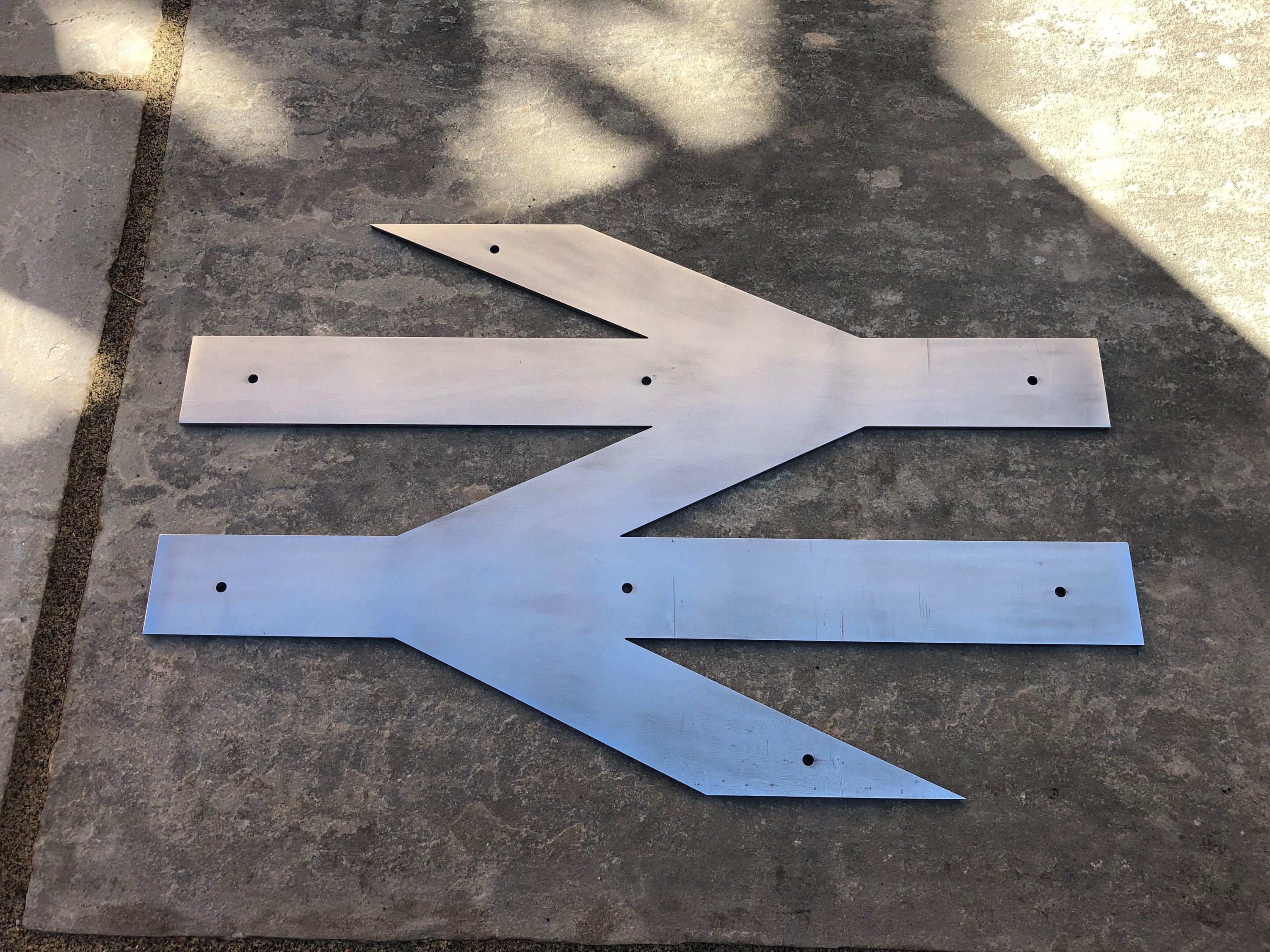 British Rail BR double arrows replica locomotive sign in 3 | Etsy