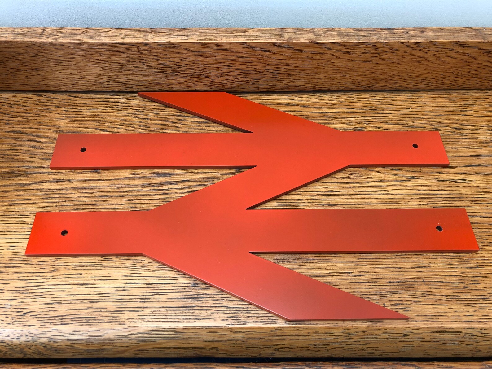 British Rail BR Double Arrows Replica Locomotive Sign in BR Red for ...