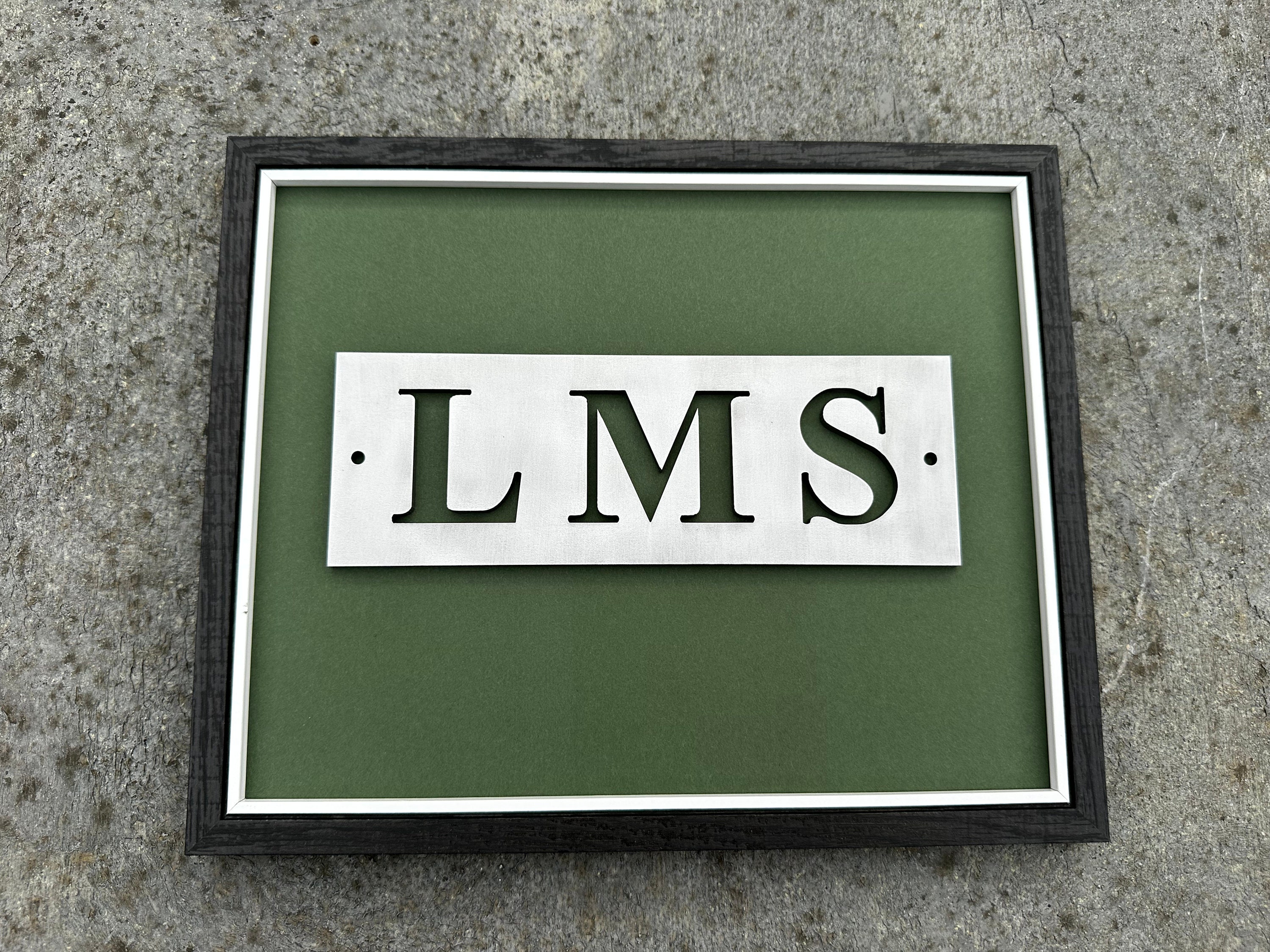 LMS London Midland Scotland Railway Replica Sign for Model Rail ...