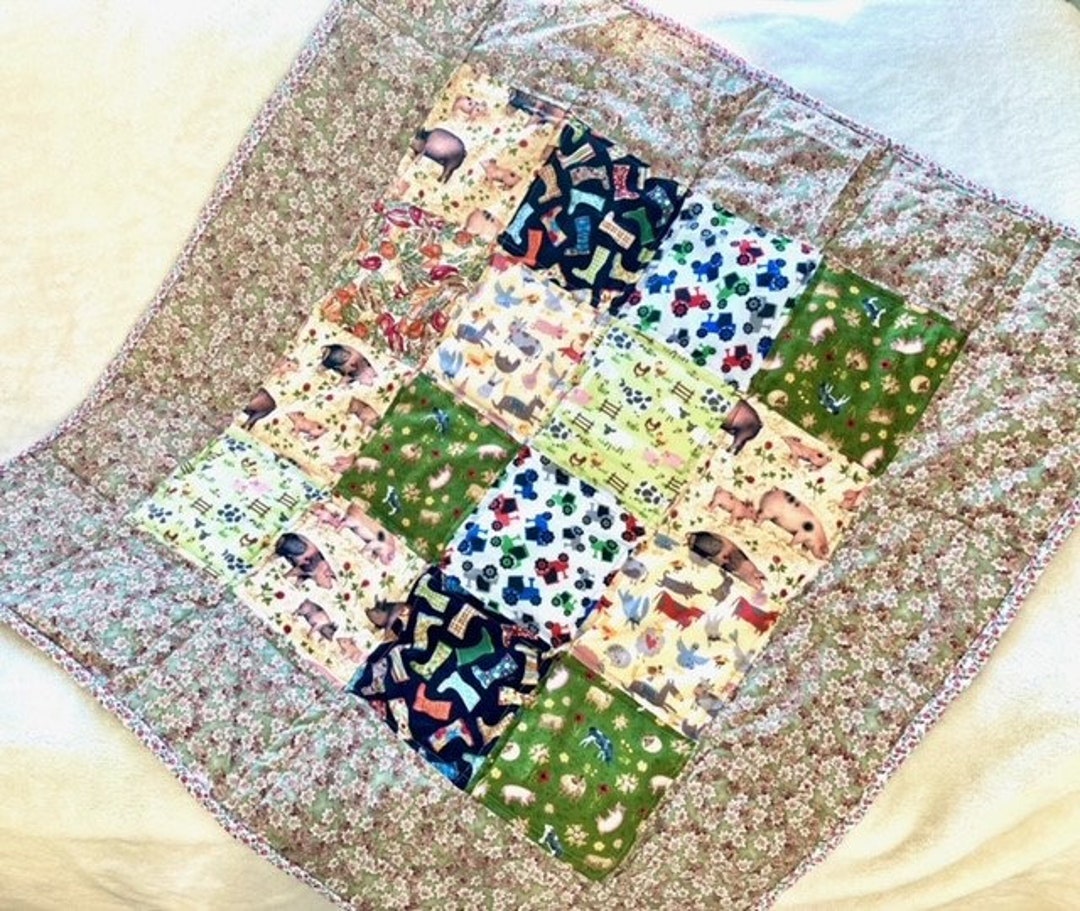 Farm Themed Medium Weight Quilt - Etsy