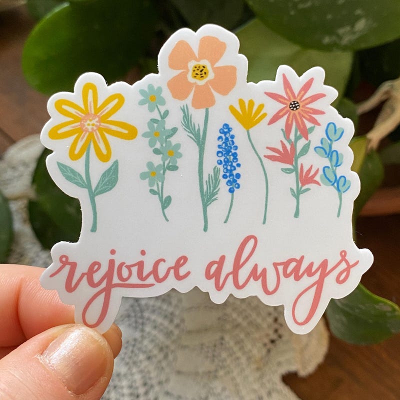 Floral Christian Decals - Etsy