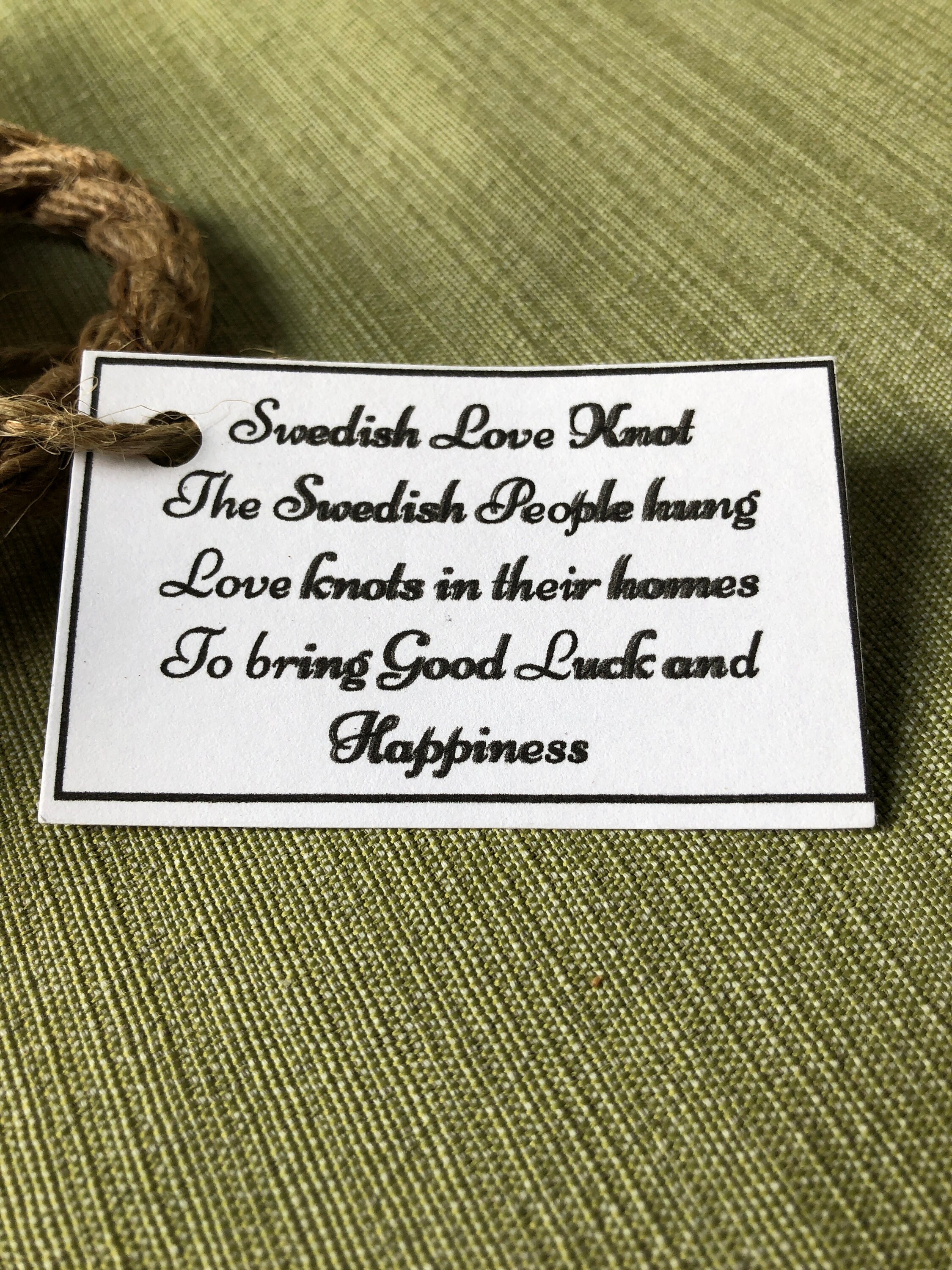 Swedish Love Knot Door or Wall Decoration - Etsy