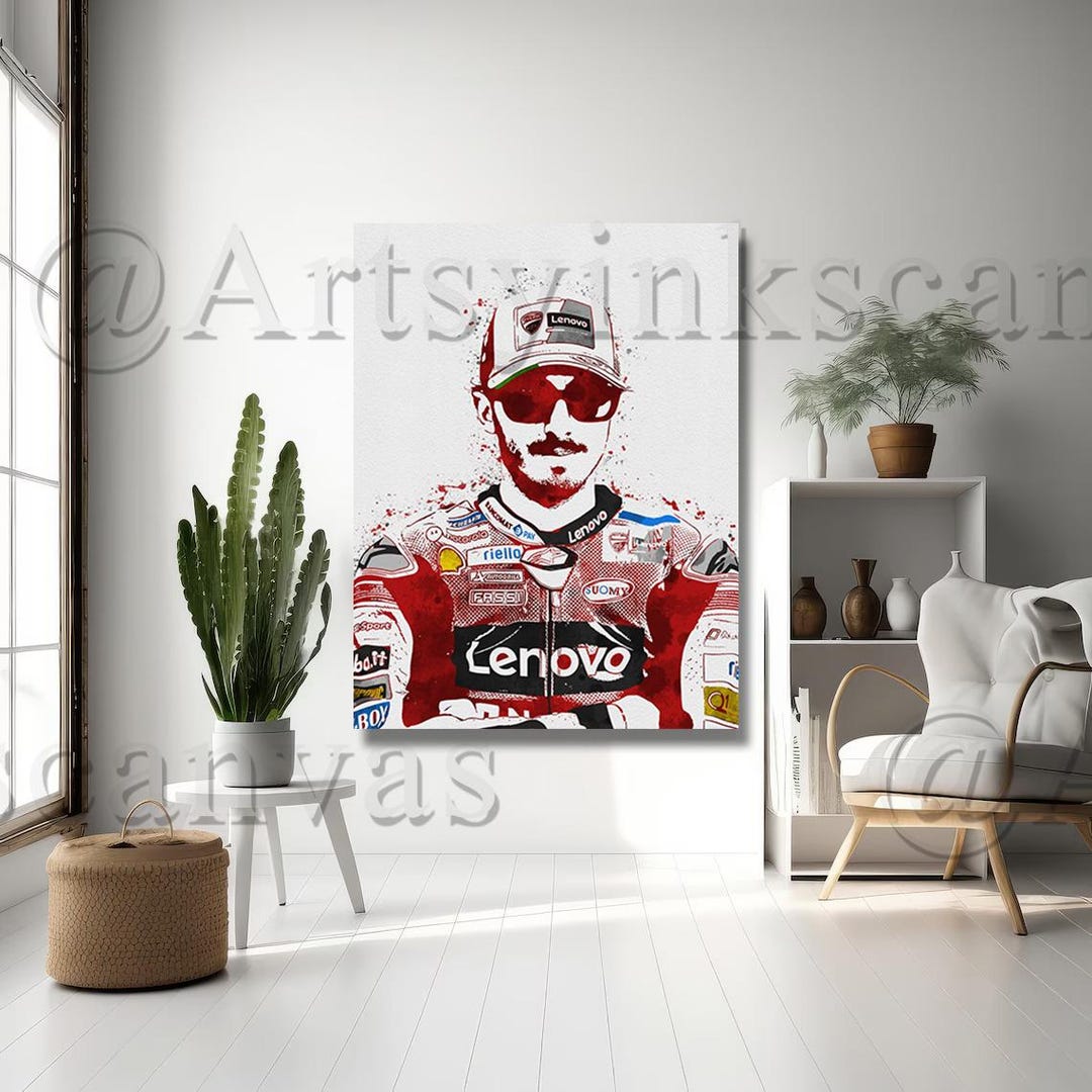 Francesco Bagnaia Poster, Bagnaia Poster, Ferrari Poster, F1 Print, F1 ...