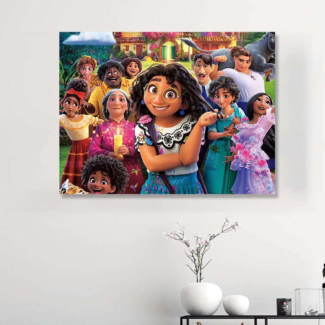Encanto Canvas, Disney Lover Gift, Mirabel Madrigal Agustín Madrigal ...