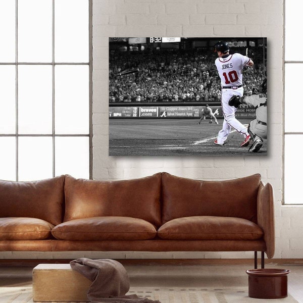 Chipper Jones Drawing Poster - Etsy