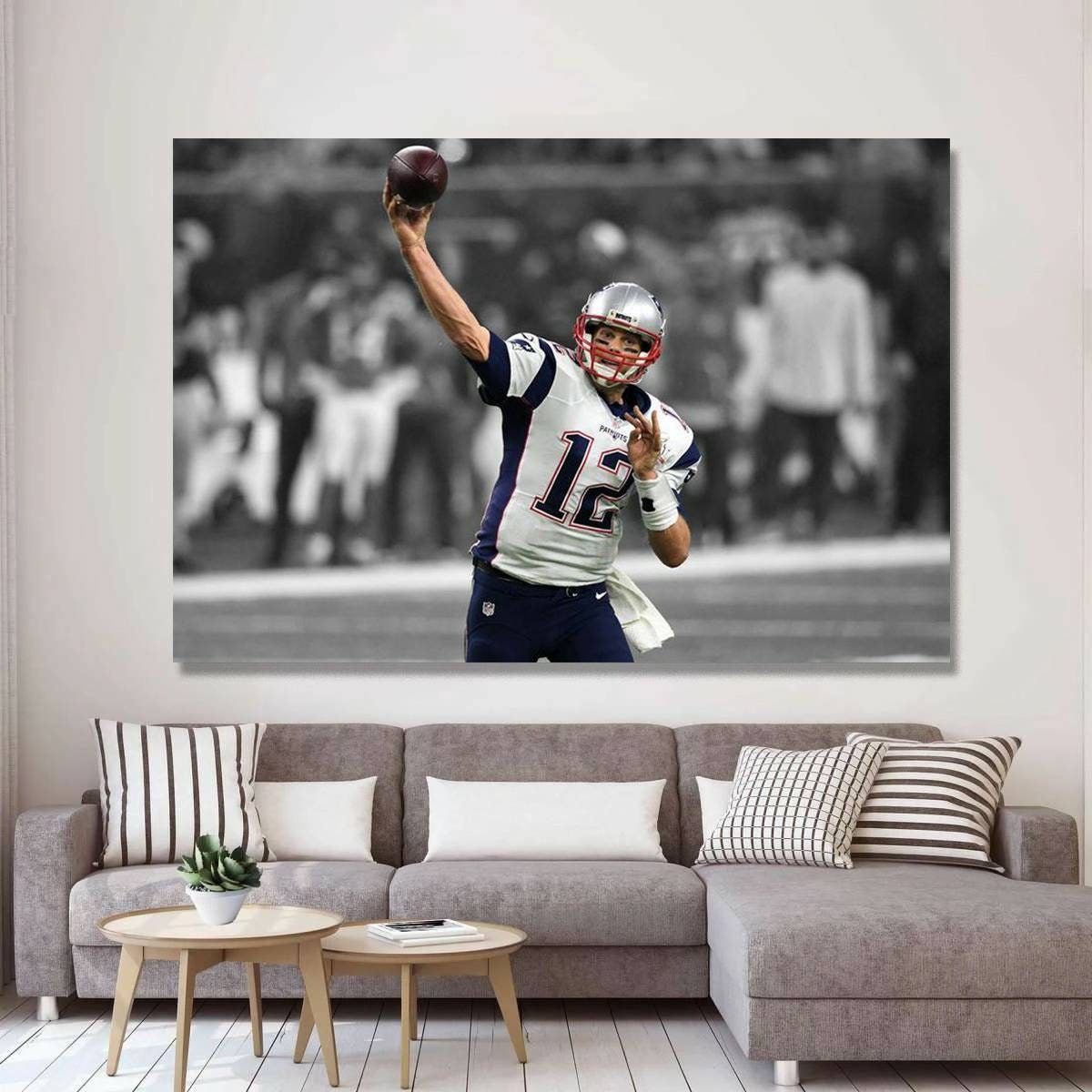 Tom Brady Poster New England Patriots Poster Football Fan | Etsy