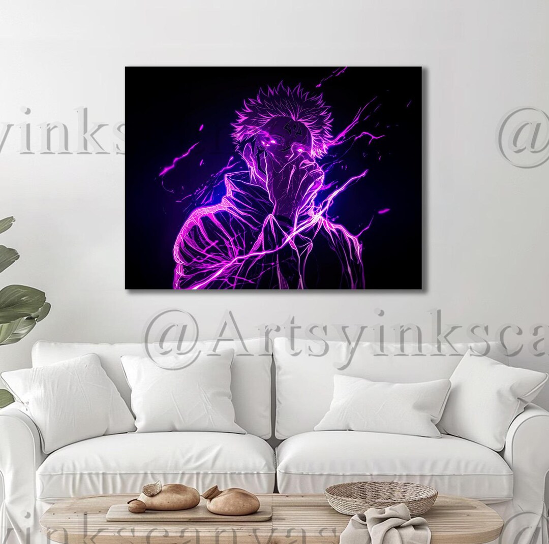 Ryomen Sukuna, Anime Poster, Anime Art, Canvas Decor, Anime Wall Decor ...