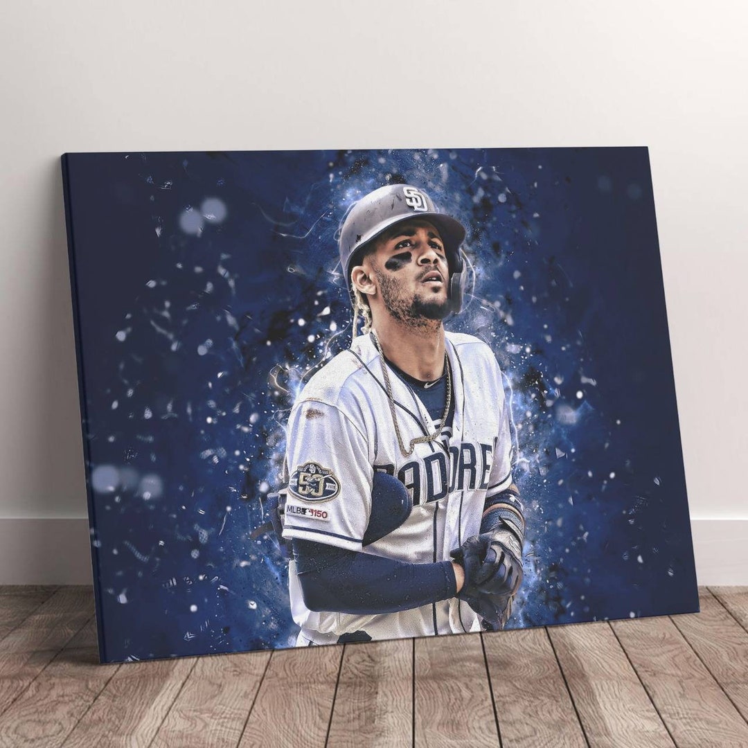 Fernando Tatis Jr Poster, Baseball Canvas, Sports Canvas, Man Cave Art ...