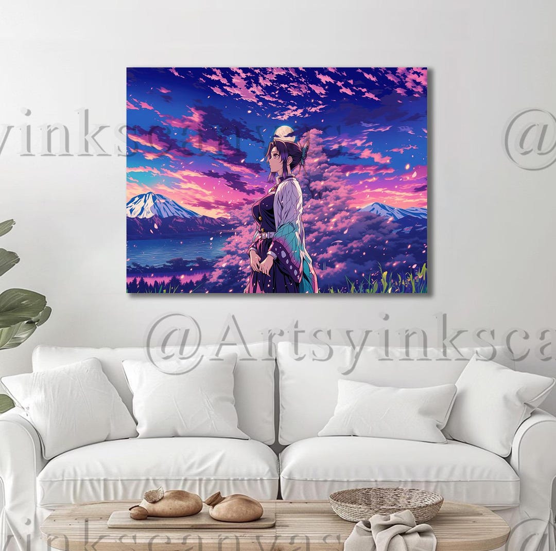 Shinobu Kochō, Anime Poster, Anime Art, Canvas Decor, Anime Wall Decor ...