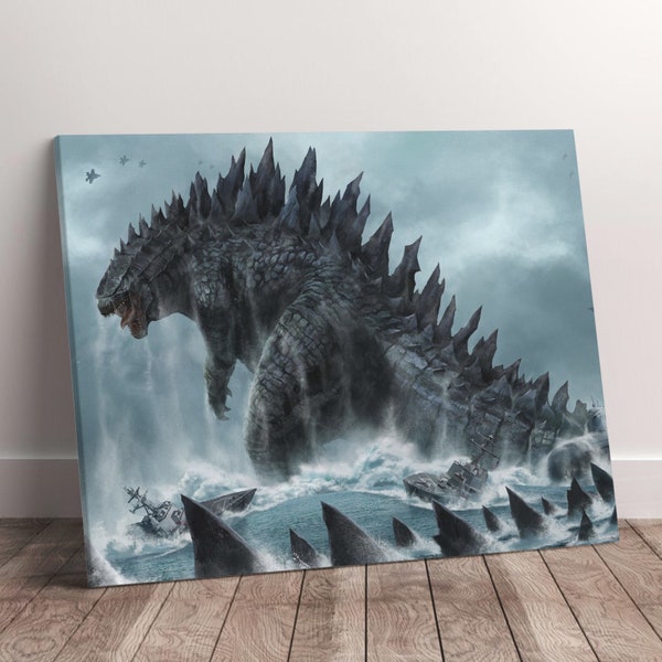 Godzilla Wall Art - Etsy