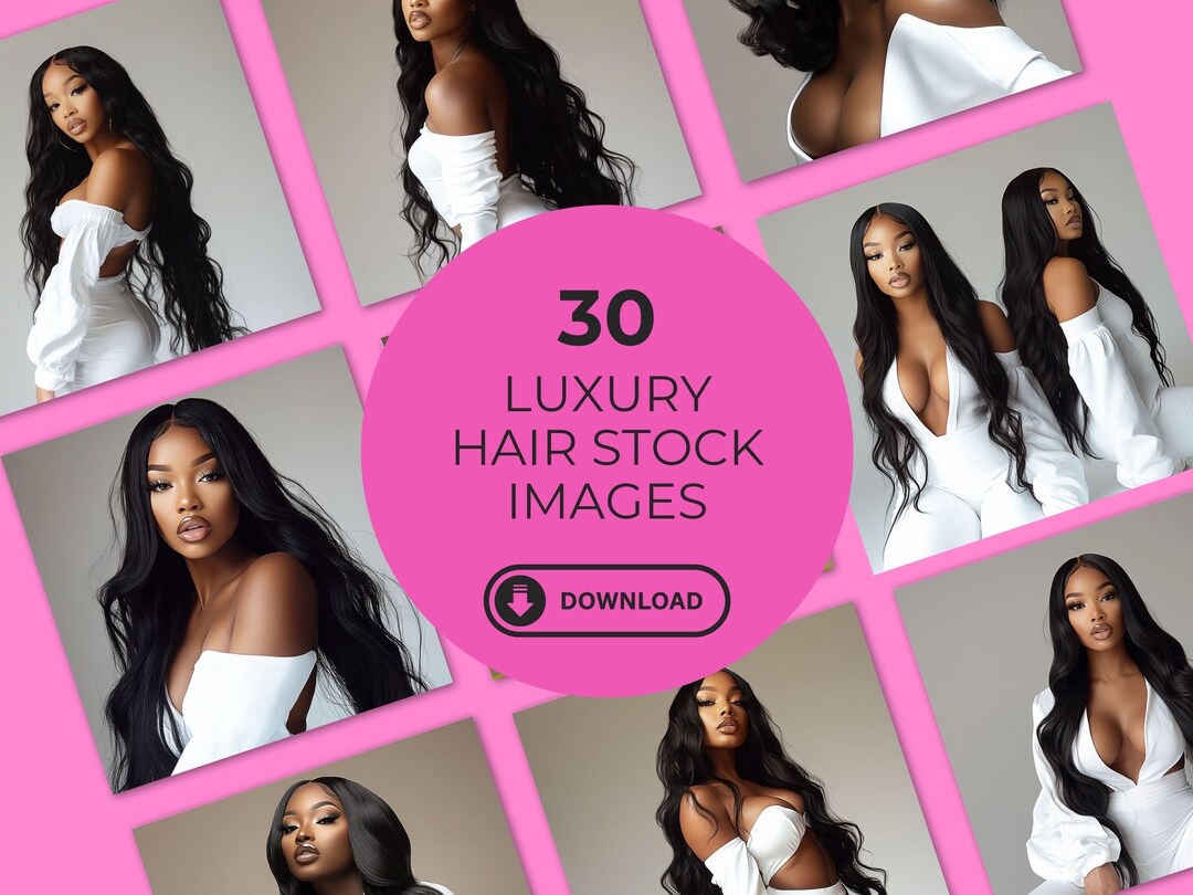 Luxury Hair Stock Photos, Black Woman Model, Glam Hair Business ...