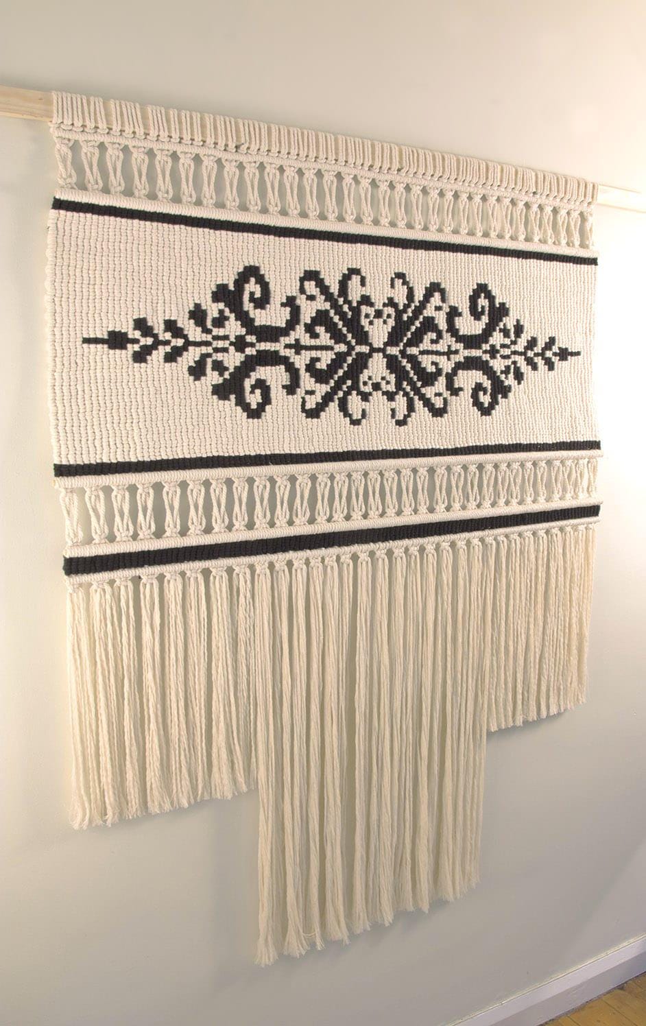 Arazzo - Tapestry Wall-hanging. 100% Natural Cotton Fibre Art. Modern ...