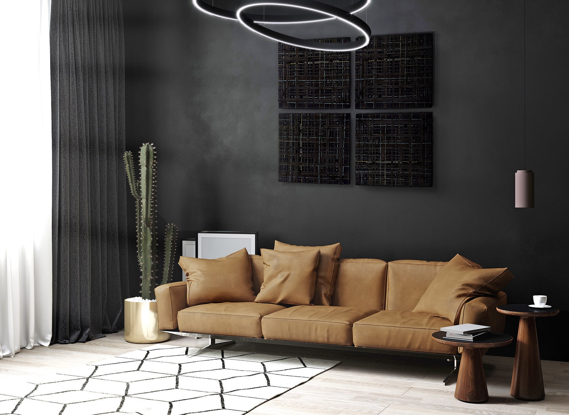 Cotton Fiber Wonderwall Panel Natural Weave Geometric Fiber - Etsy