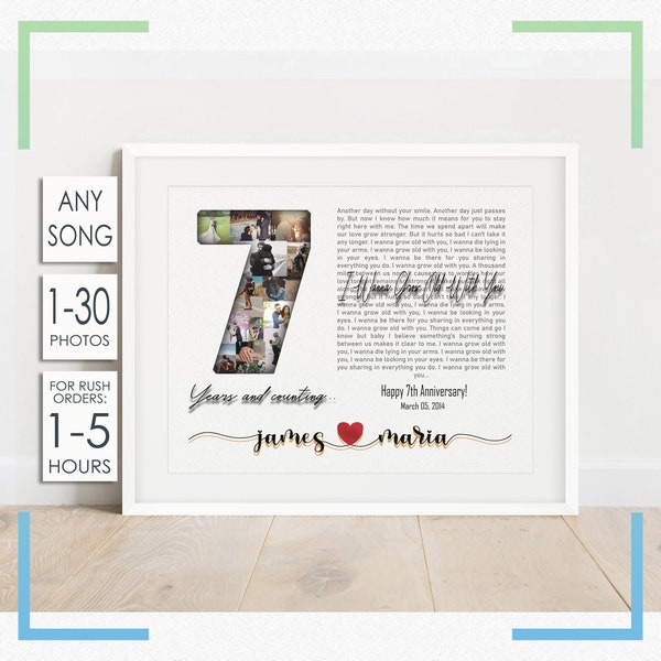 7th Anniversary Gift - 60+ Gift Ideas for 2024