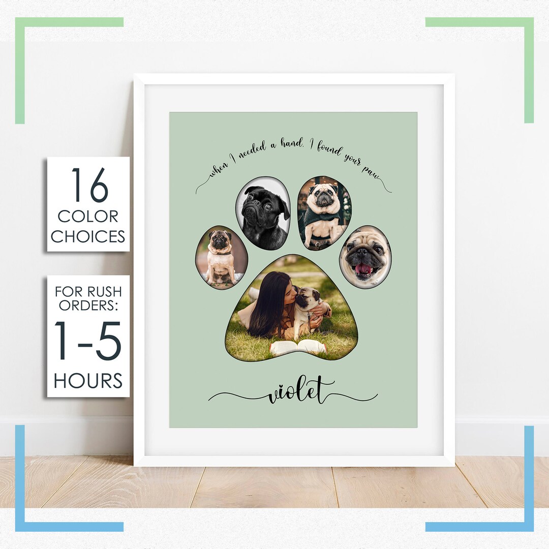 Custom Pet Portraits Using Pet Photo Personalized Digital Dog Portraits ...