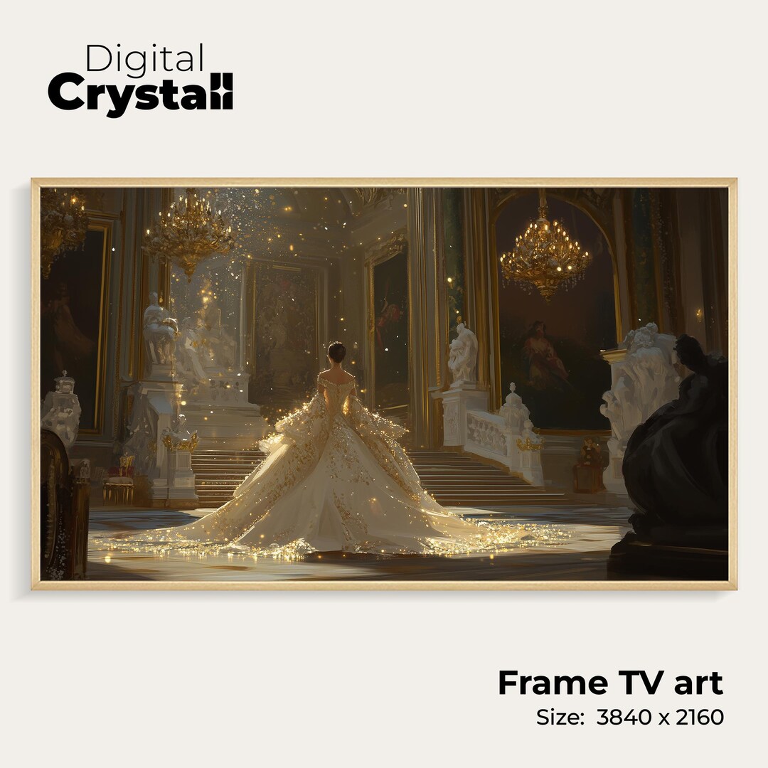 Elegant Royal Ballroom Art for Frame TV | Fantasy Princess Digital ...