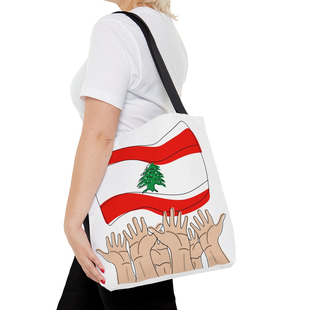 Lebanon Flag Bags Pray for Lebanon Lebanese Flag Tote Bag AOP - Etsy