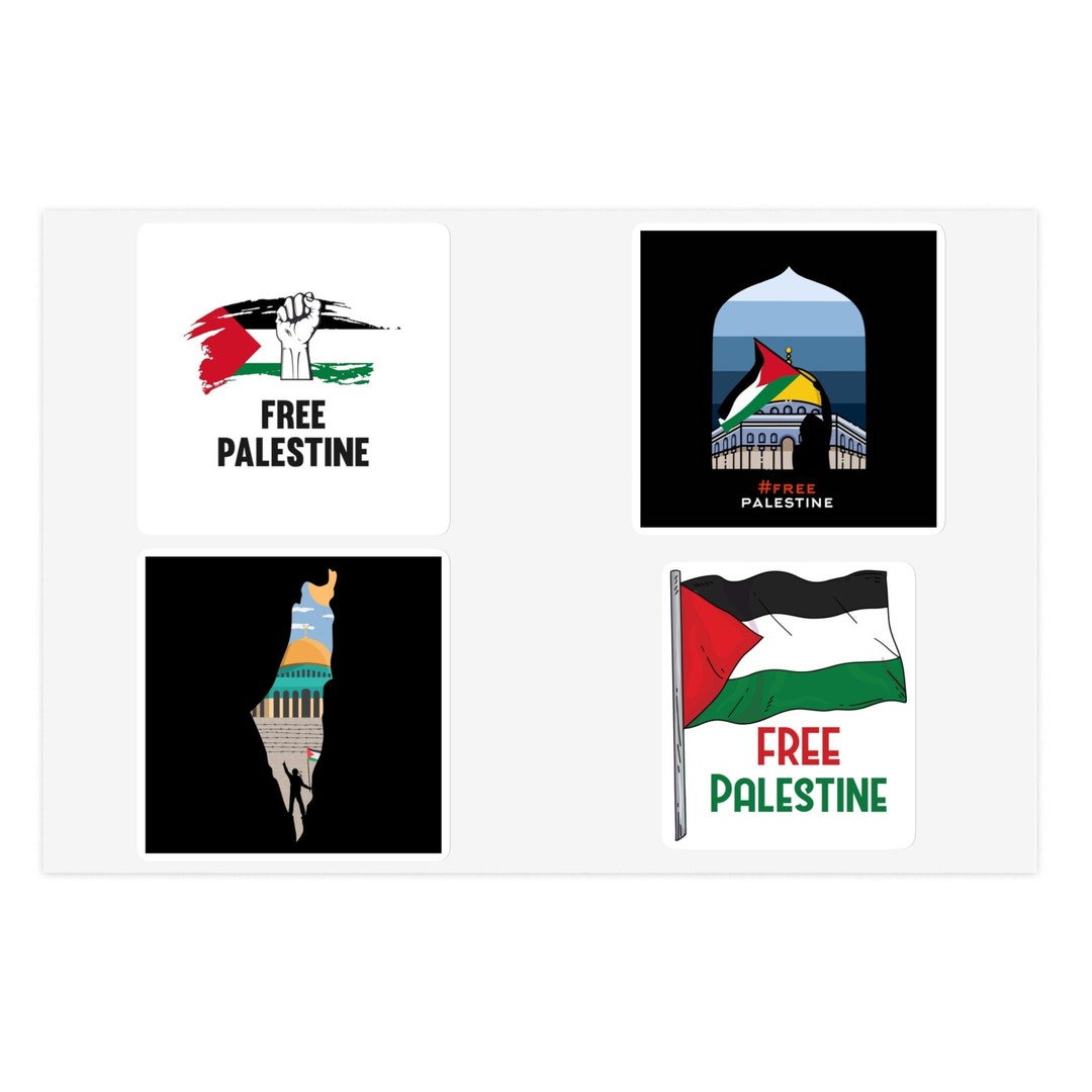 Free Palestine Stickers Palestine Sticker jerusalem Stickers Palestine ...