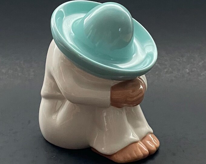 Vintage Siesta Man Statue Homco 1980's - Etsy