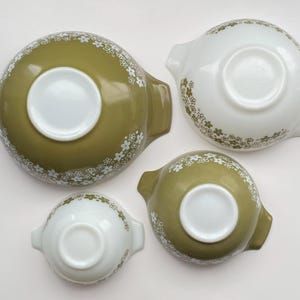 4 Vintage Pyrex Spring Blossom Cinderella Mixing Bowls Full Set of 4 ...