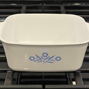 Vintage Corning Ware Blue Corn Flower Rectangle 1 1/2 L Casserole ...