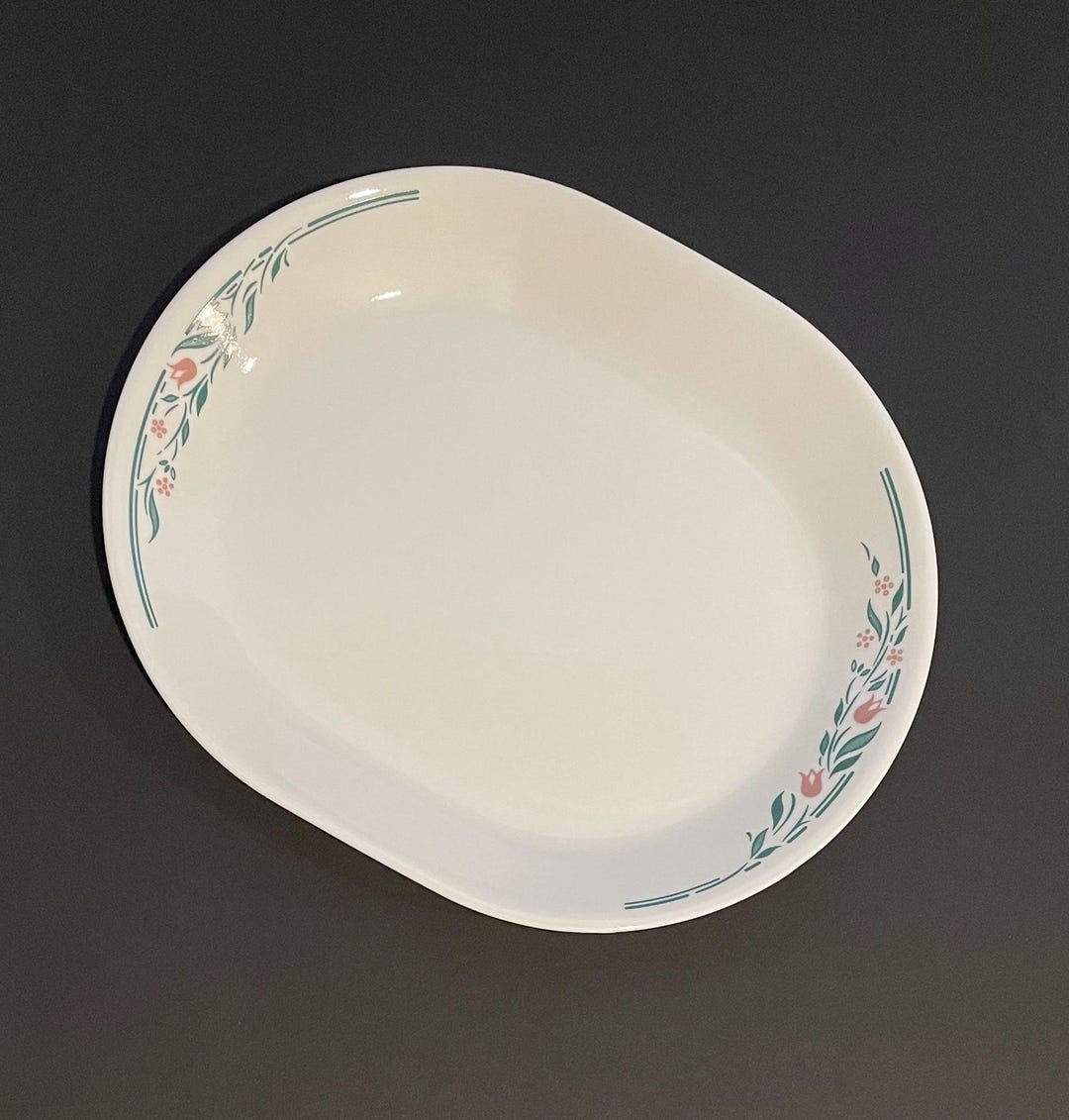 Vintage Corelle Rosemarie Platter: 1980s Serving Tray - Etsy
