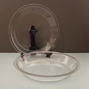 Set of 2 Vintage Pyrex 10" Pie Plates Glass Baking Dishes Pyrex Number ...
